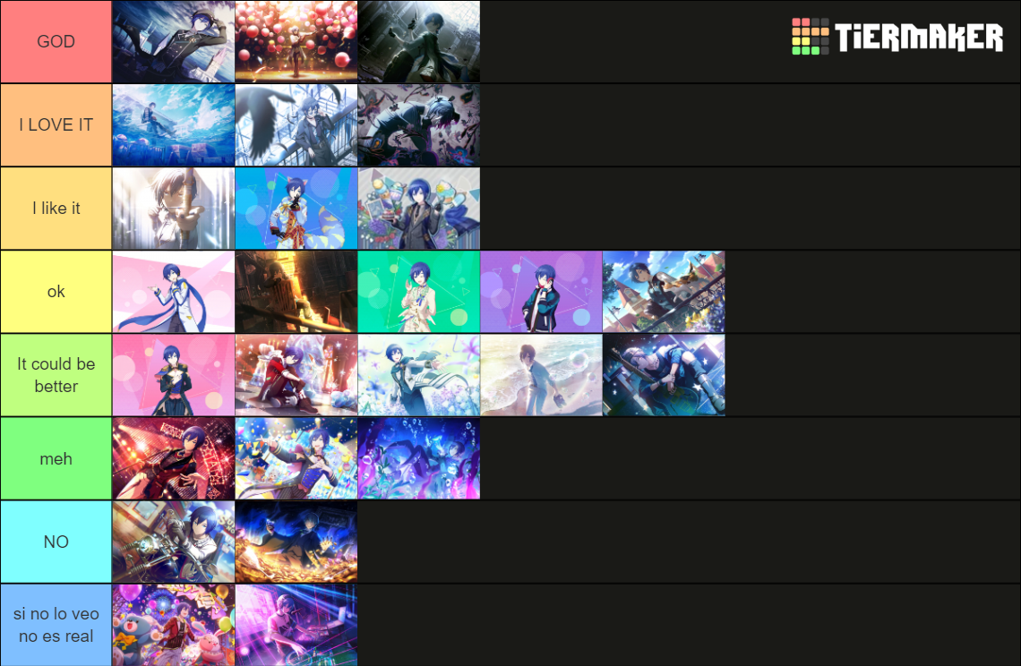 Kaito Cards Project Sekai Tier List (Community Rankings) - TierMaker
