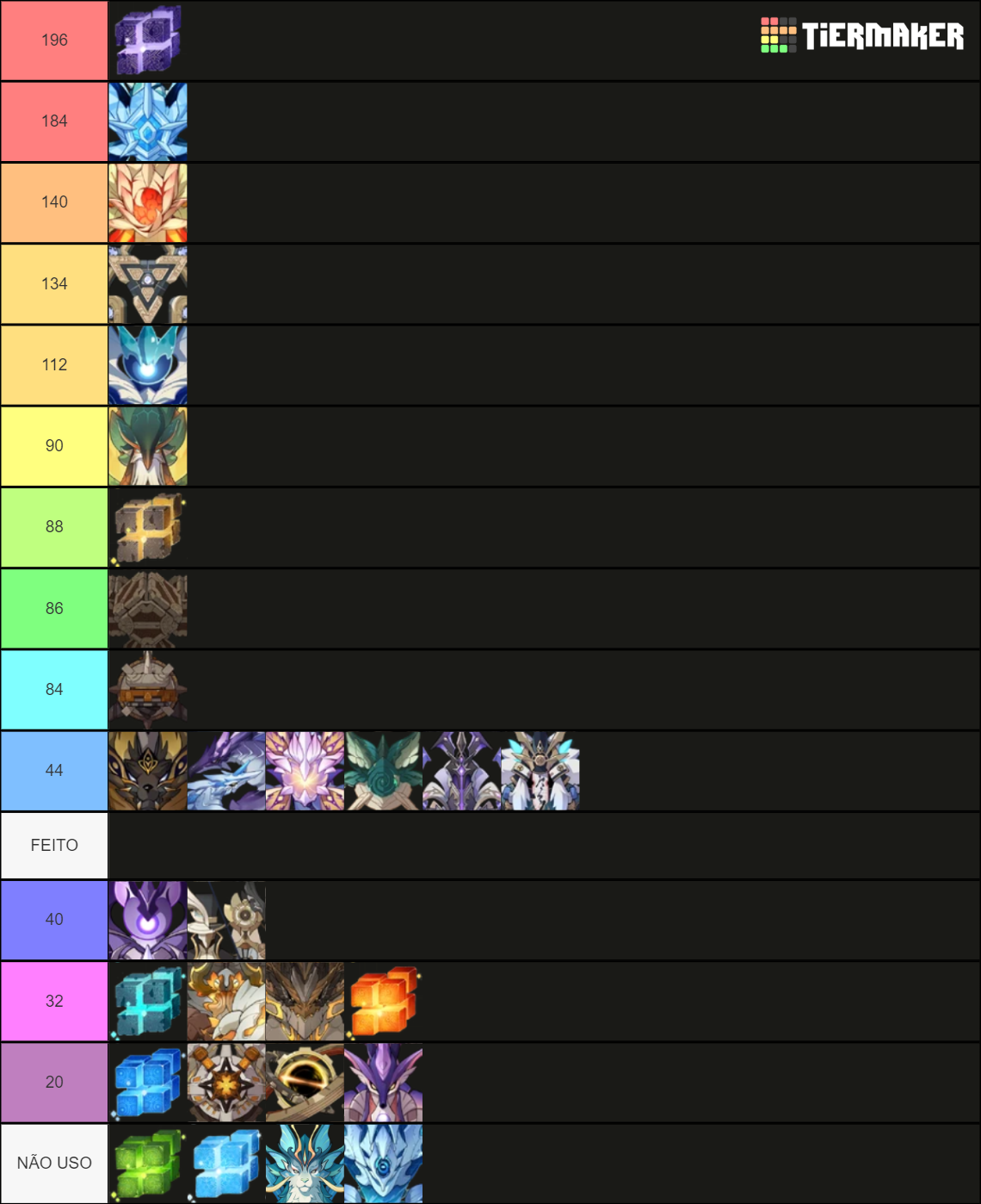 Genshin Impact World Bosses (4.4) Tier List (Community Rankings) - TierMaker