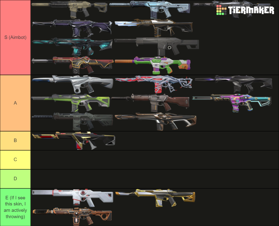 Valorant Phantom Skins (February 2024) Tier List (Community Rankings ...