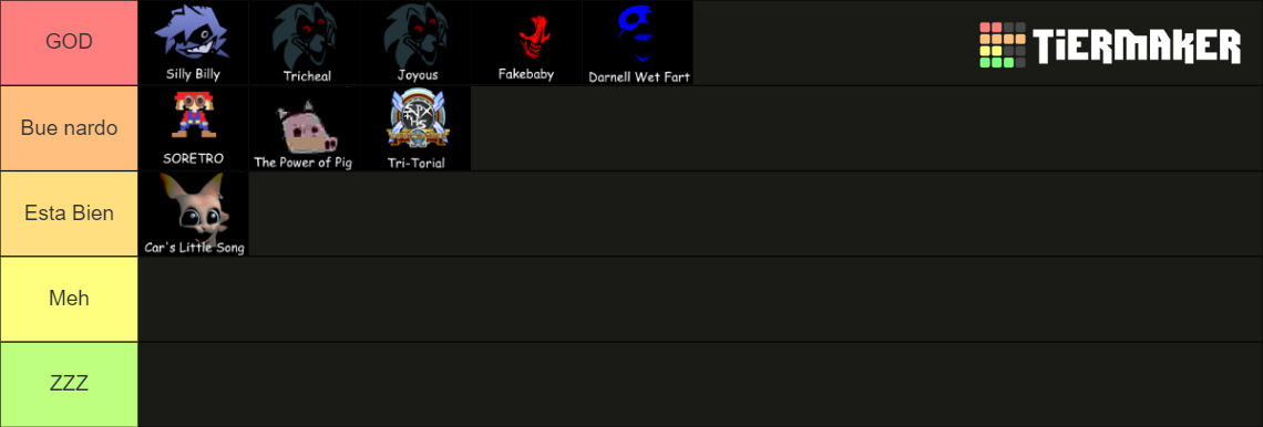 FNF Hit Single Tier List (Community Rankings) - TierMaker