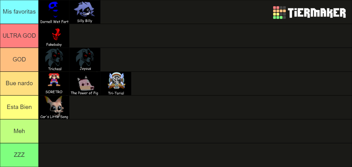 FNF Hit Single Tier List (Community Rankings) - TierMaker
