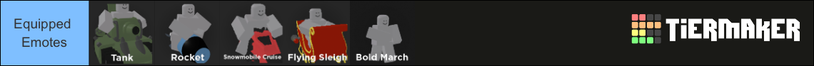Evade Emotes Tier List (Community Rankings) - TierMaker