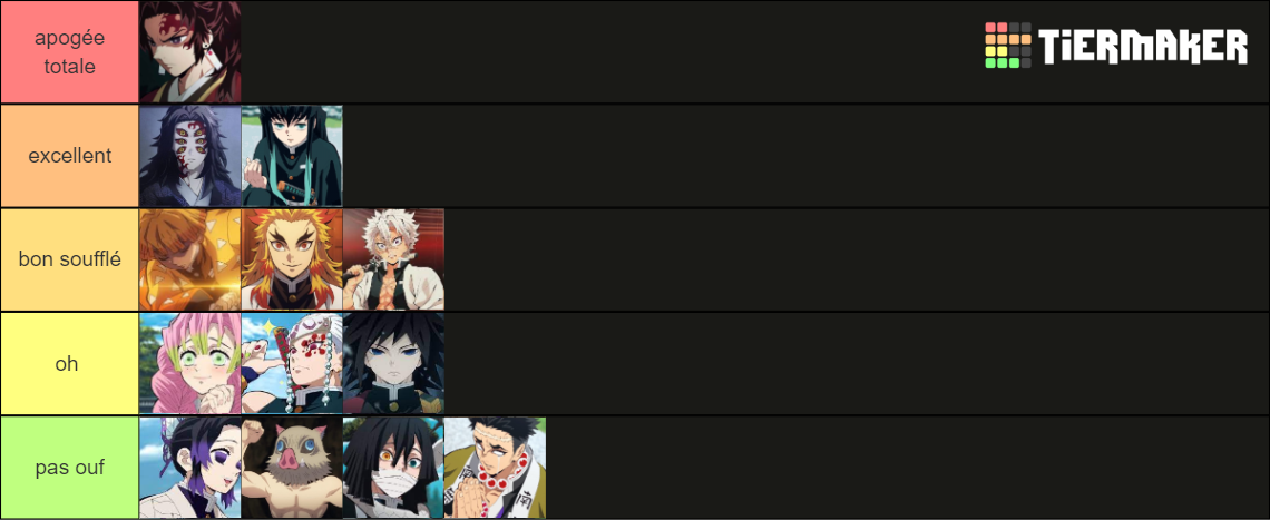 Demon fall, breathing, demon slayer, kimetsu no yaiba Tier List ...
