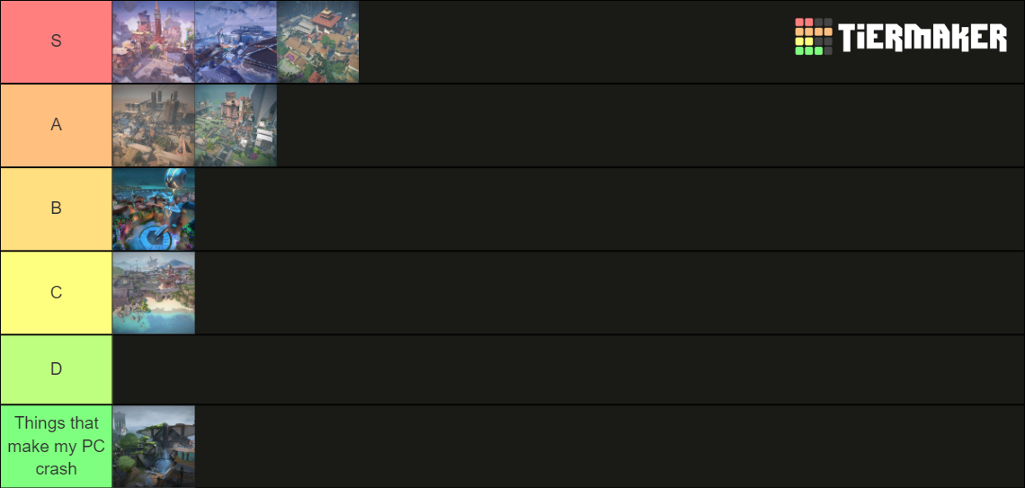 Valorant map Tier List (Community Rankings) - TierMaker