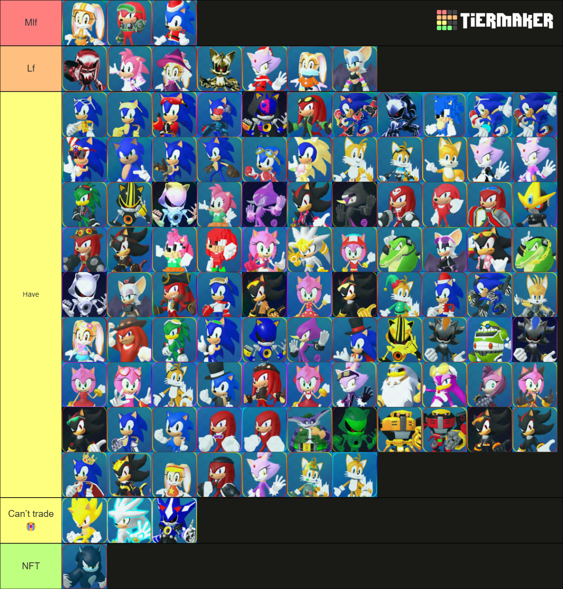 [🎈PARTY] Sonic Speed Simulator - All Skins Tier List (Community ...