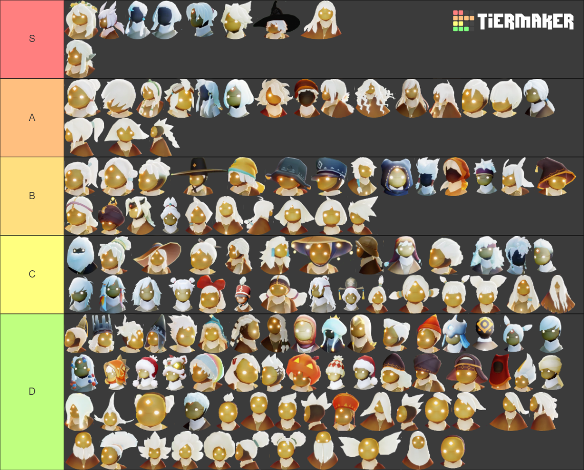 Sky:COTL Hairstyles (up to Two Embers) Tier List (Community Rankings ...