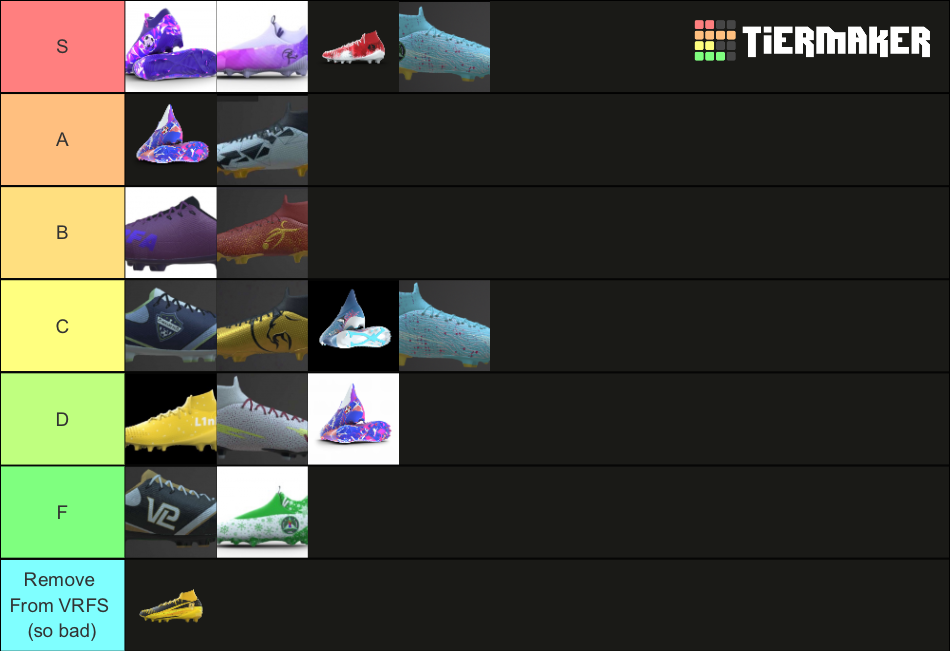 VRFS Custom Boots Tier List (Community Rankings) - TierMaker