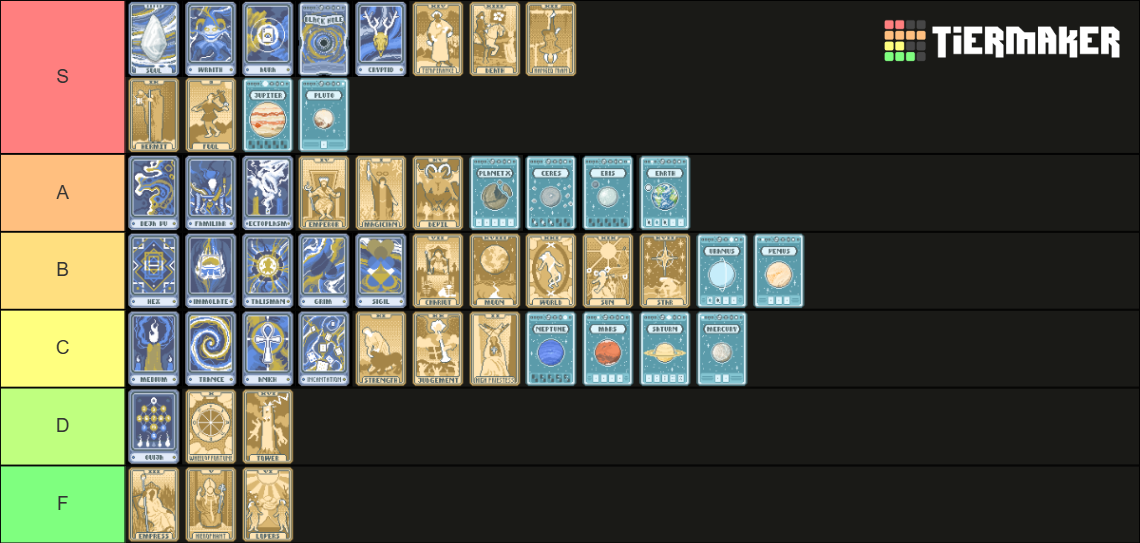 Balatro Consumable Card Tier List (Community Rankings) - TierMaker