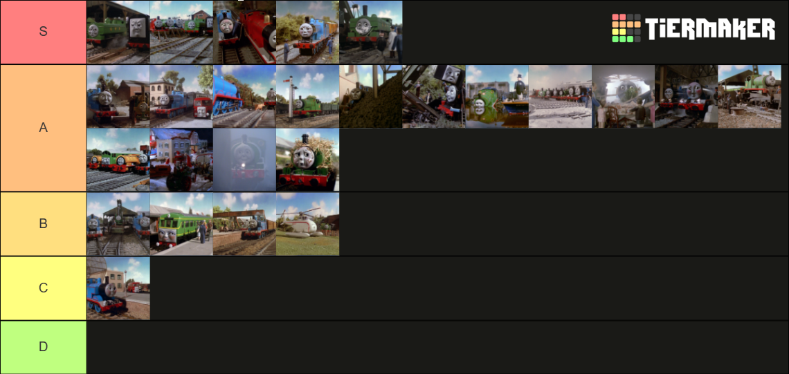 Every Thomas Episode Tier List (Community Rankings) - TierMaker