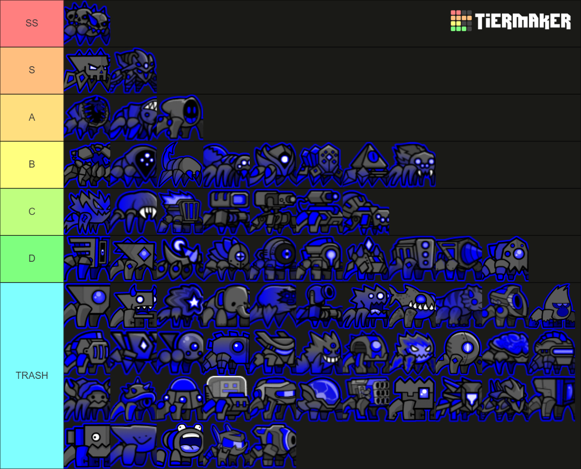 Geometry Dash Spider Icons (2.2 Included) Tier List (Community Rankings ...