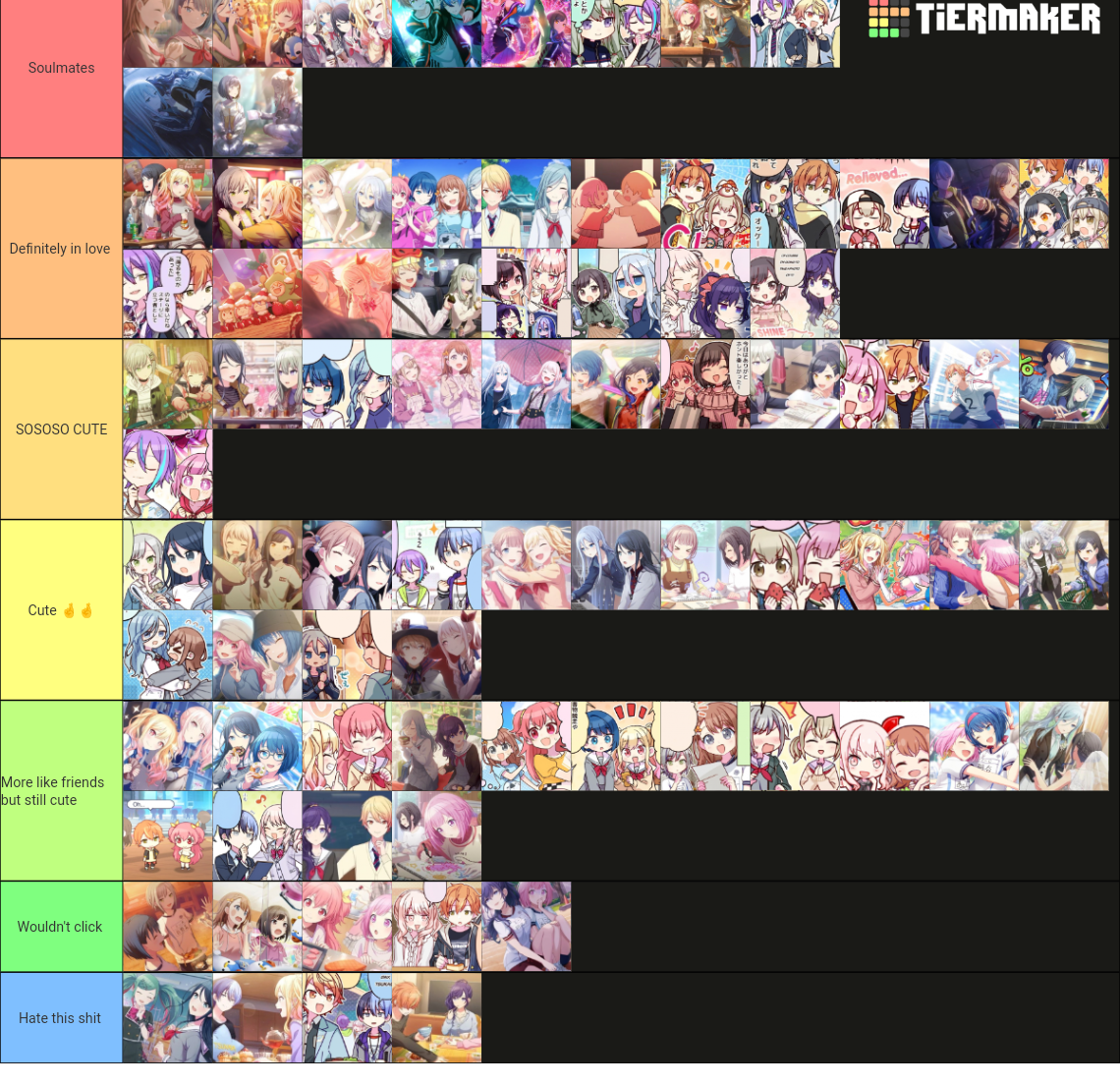 Project Sekai Ships! Tier List (Community Rankings) - TierMaker