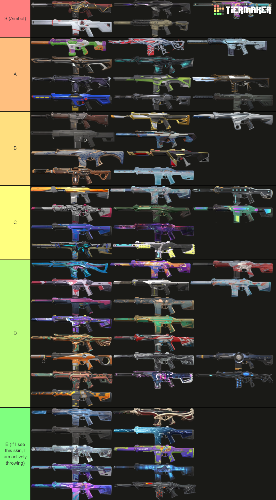 Valorant Phantom Skins (February 2024) Tier List (Community Rankings ...