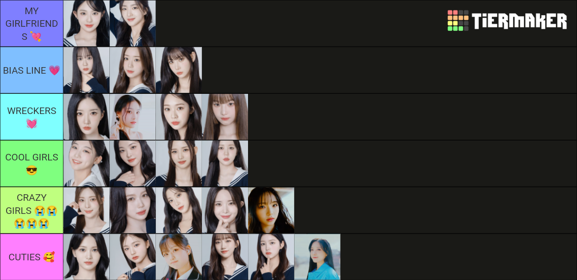 tripleS Bias Line (S1-S24) Tier List (Community Rankings) - TierMaker