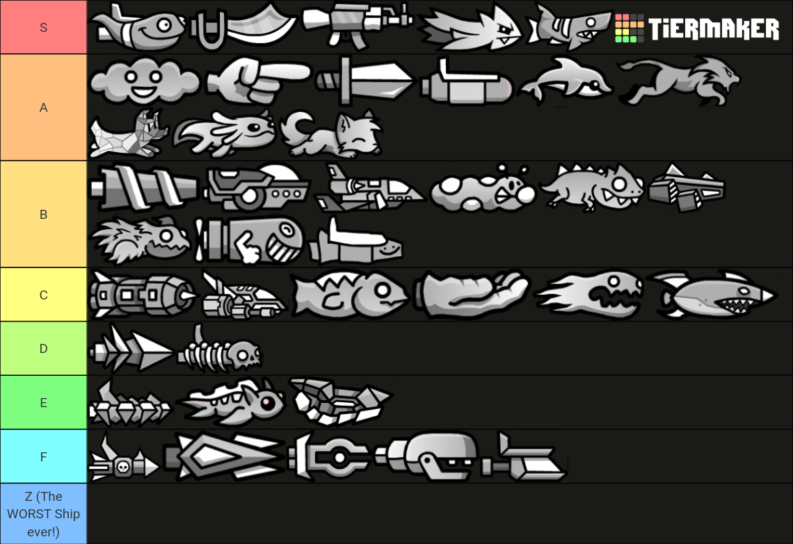 Geometry Dash 2.2 Ships Tier List (Community Rankings) - TierMaker