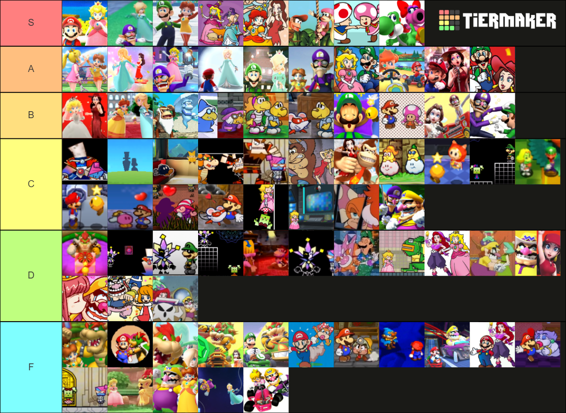 Super Mario Ships Tier List (Community Rankings) - TierMaker