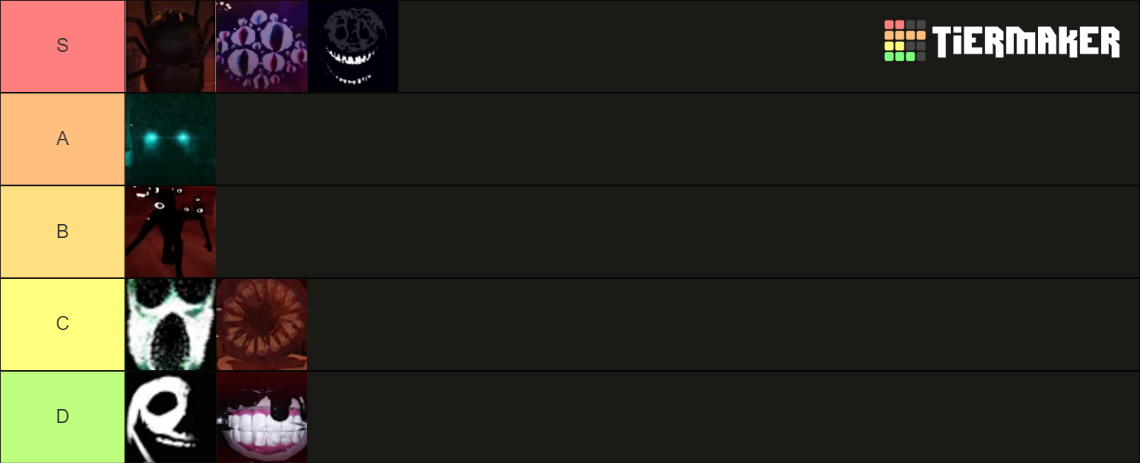 Roblox DOORS 👁️ Monsters Tier List (Community Rankings) - TierMaker