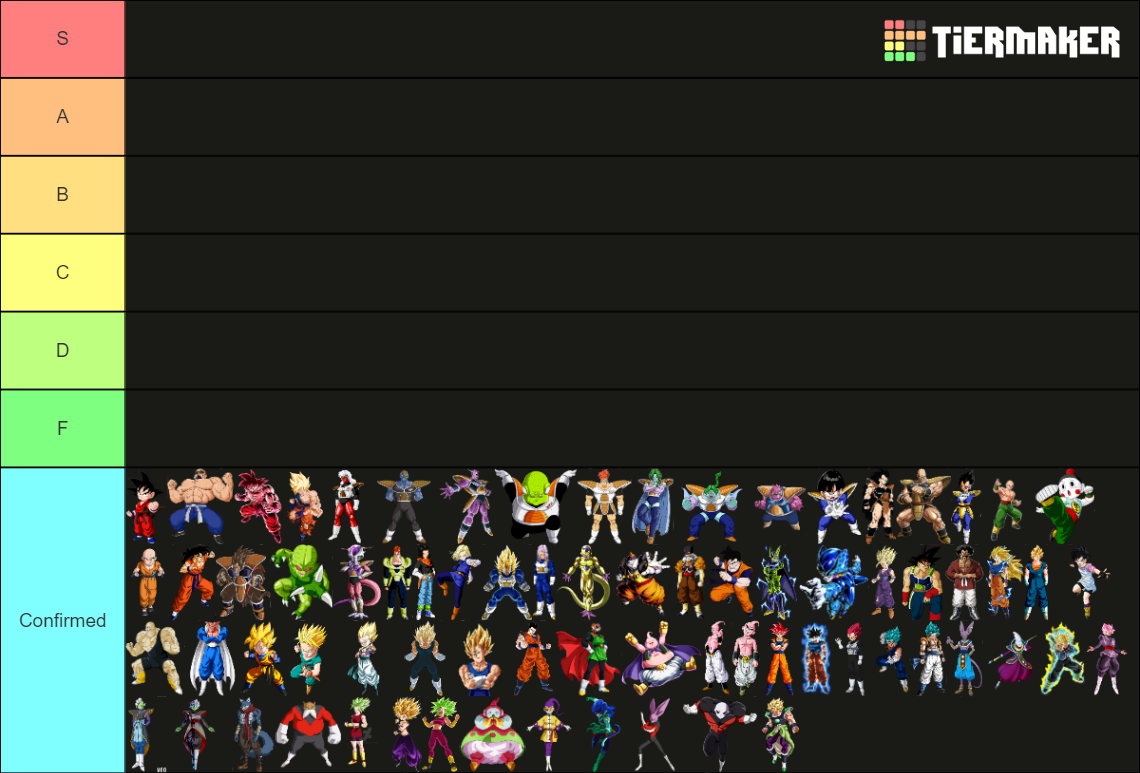 Dragon Ball Sparking Zero Roster Tier List (Community Rankings) - TierMaker