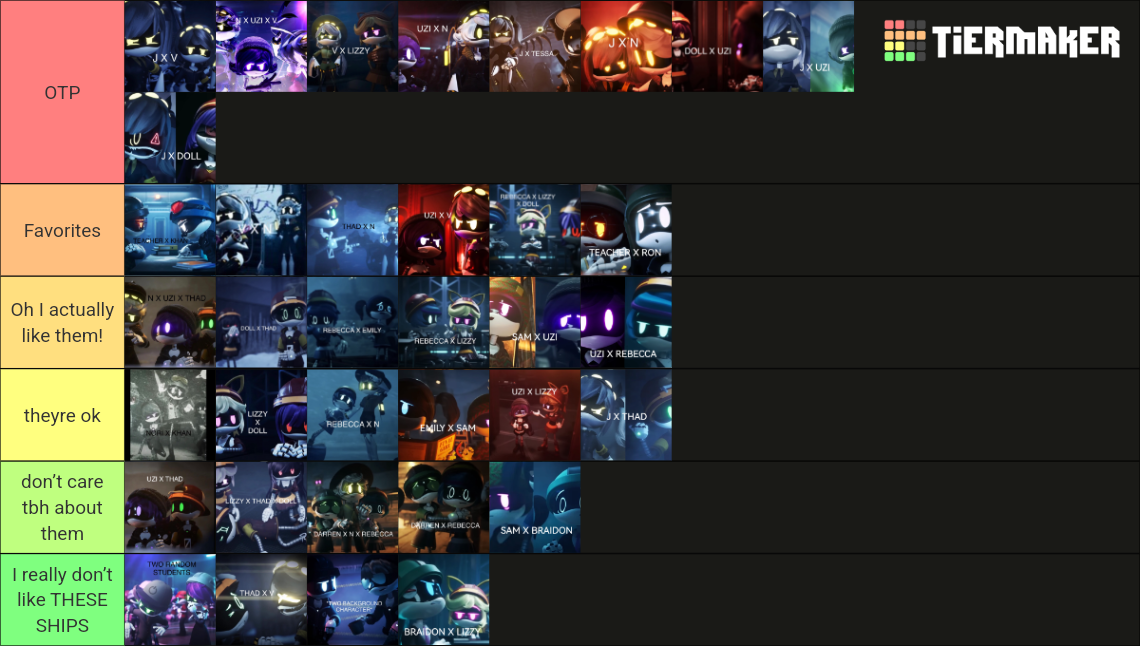 MURDER DRONES SHIP TIERLIST Tier List (Community Rankings) - TierMaker MURDER DRONES SHIP TIERLIST Tier List (Community Rankings) - TierMaker