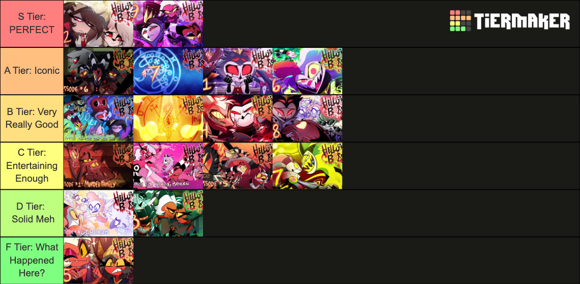 Helluva Boss Episodes (S1 E1 - S2 E9) Tier List (Community Rankings ...