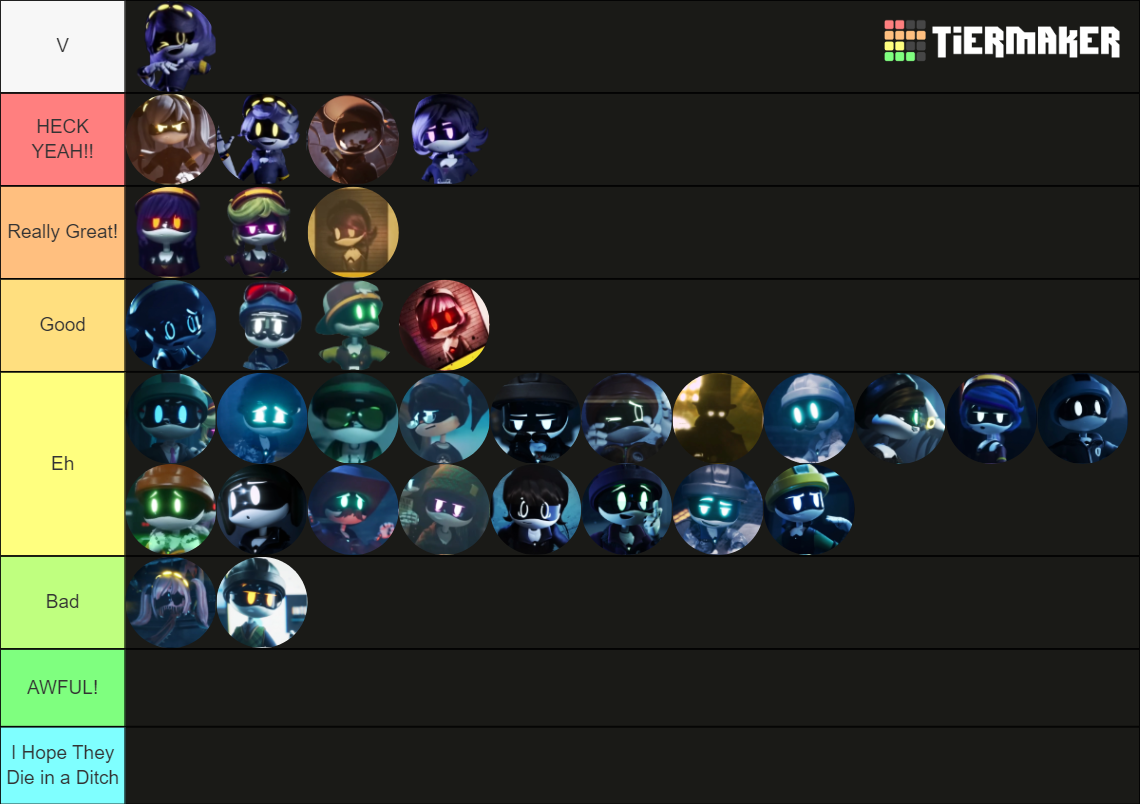 Murder Drones Characters Tier List (Community Rankings) - TierMaker