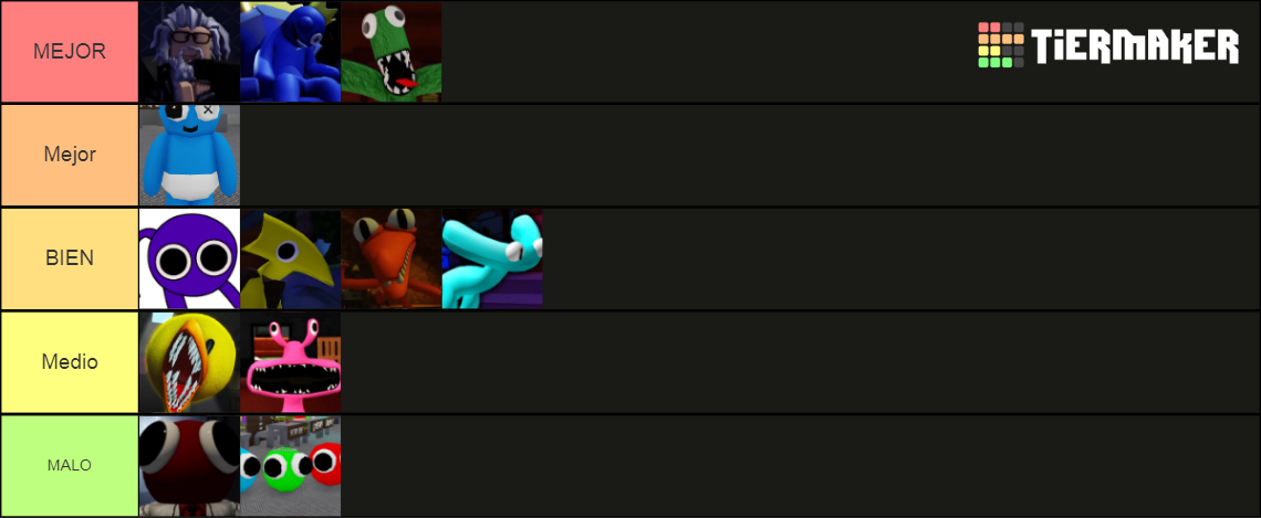 RAINBOW FRIENDS CHAPTER 2 TIERLIST 🏳‍🌈🌈 Tier List (Community Rankings ...