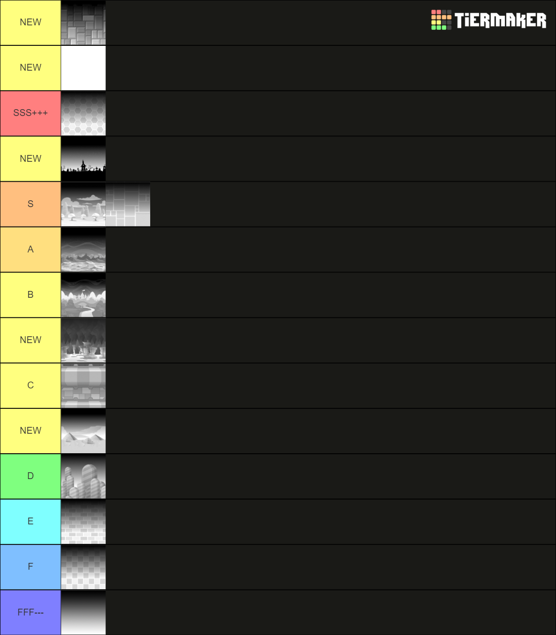 Geometry Dash Backgrounds Tier List (Community Rankings) - TierMaker
