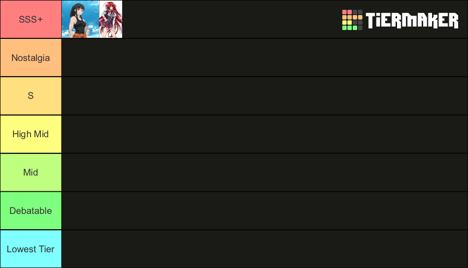 Anime Girl Chest Tier List (Community Rankings) - TierMaker