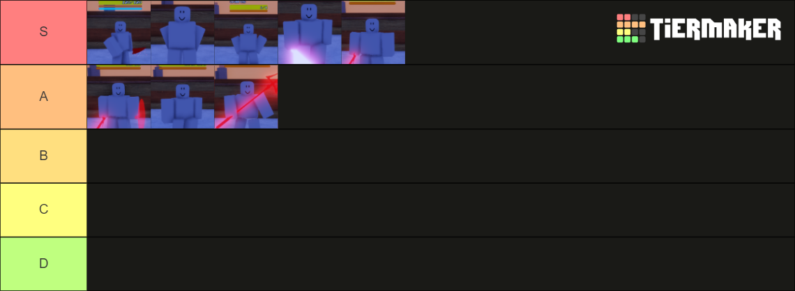 Roblox Alternate Battlegrounds Tier List (Community Rankings) - TierMaker
