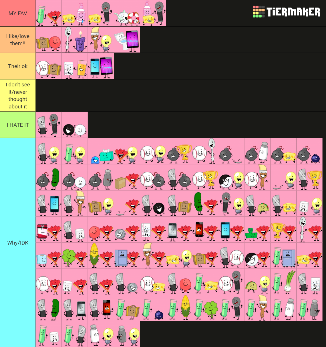 Inanimate Insanity Ships 409 Ships Tier List Community Rankings Tiermaker