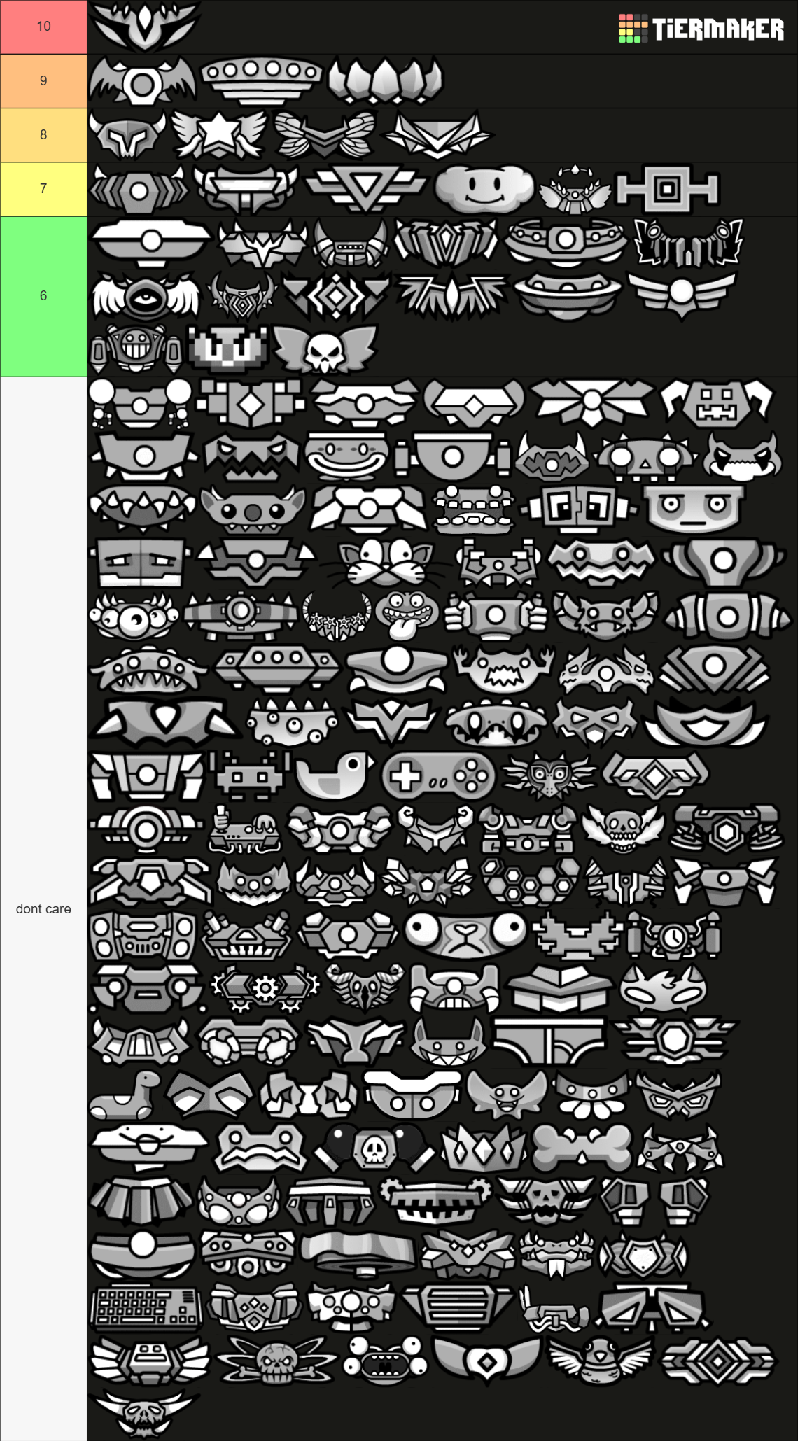 Geometry Dash UFOs [2.21, UPDATED FOR 2.205] Tier List (Community ...