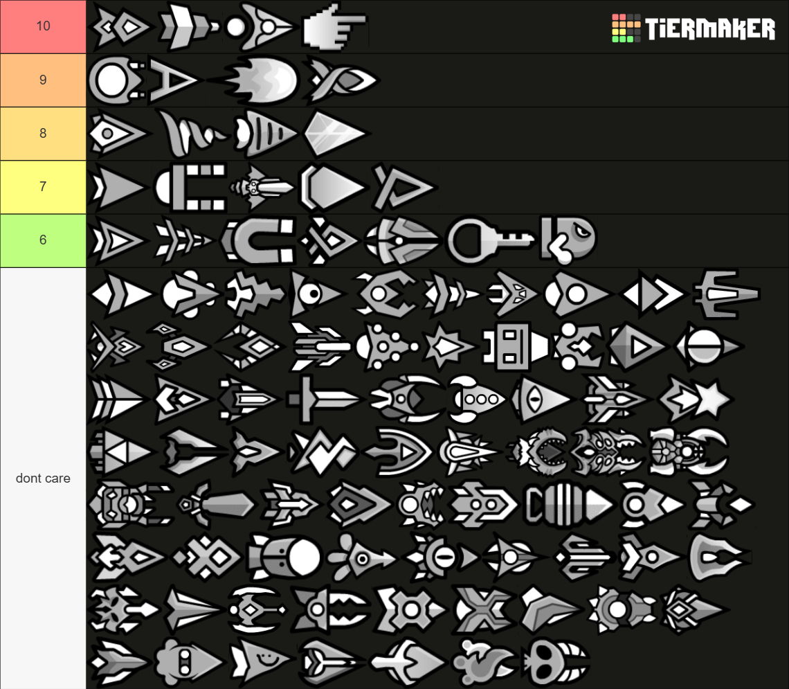 Geometry Dash Waves [2.21, UPDATED FOR 2.205] Tier List (Community ...