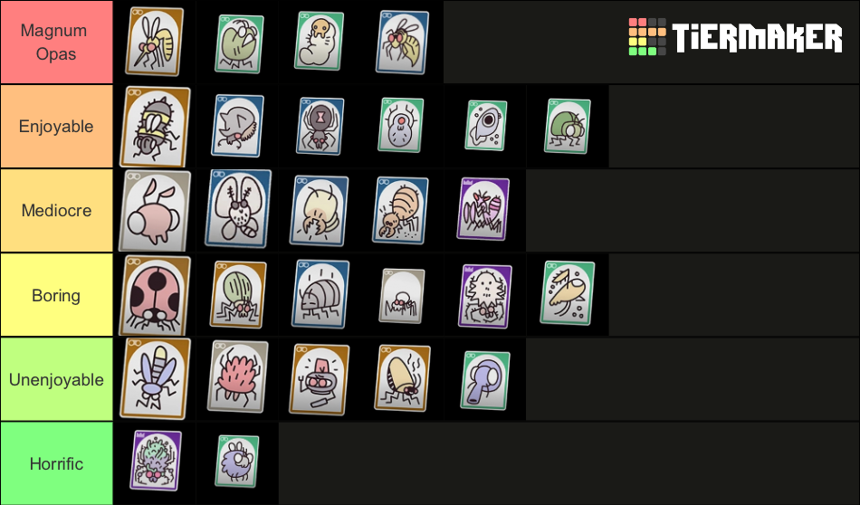 Grounded Bug/Creature Gore Tier List (Community Rankings) - TierMaker