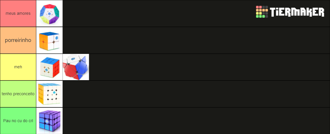 Rubiks cube Tier List (Community Rankings) - TierMaker