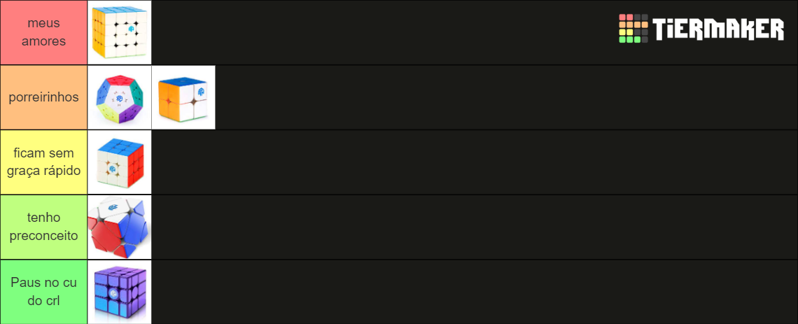 Rubiks cube Tier List (Community Rankings) - TierMaker