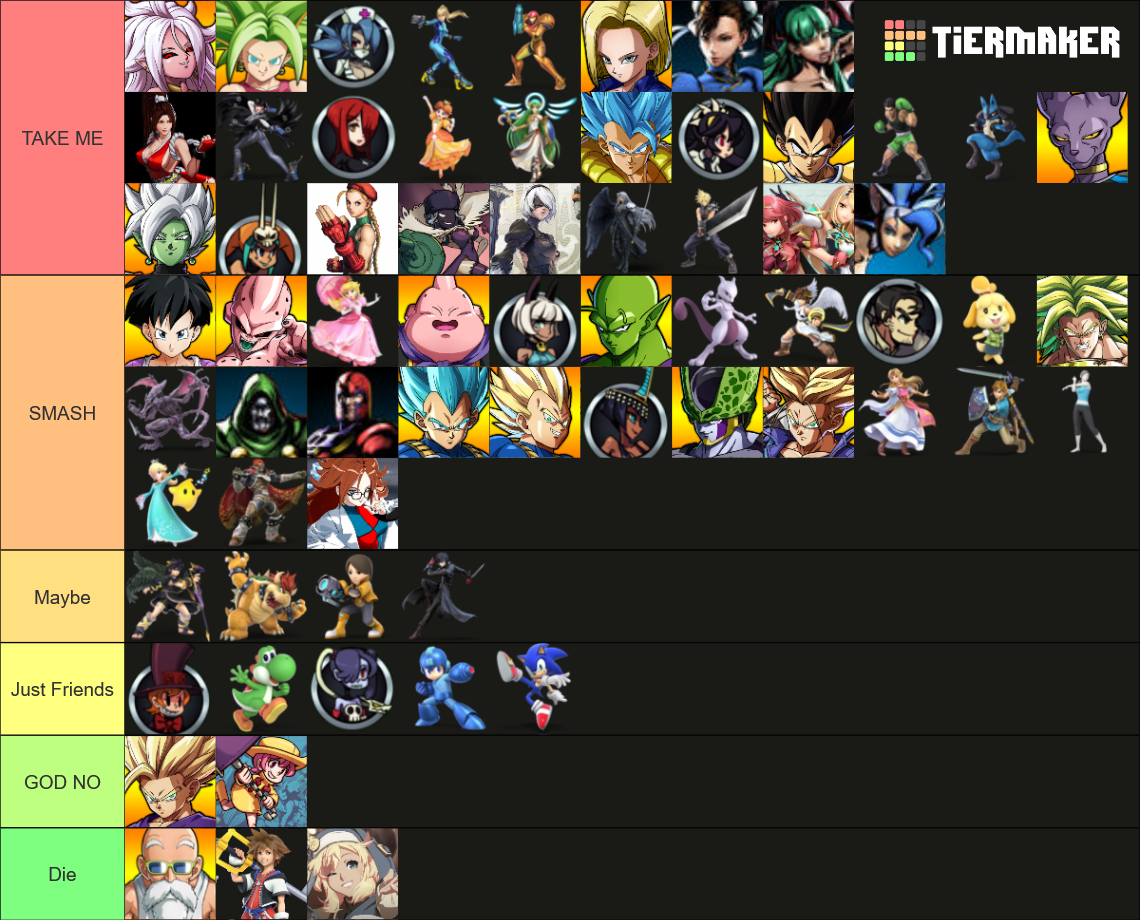 Fighting Game Characters Tier List (Community Rankings) - TierMaker