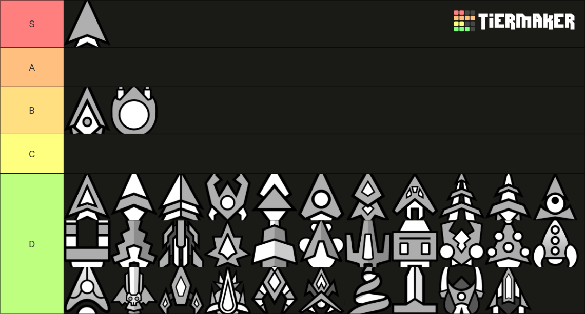Geometry Dash Waves Tier List (Community Rankings) - TierMaker
