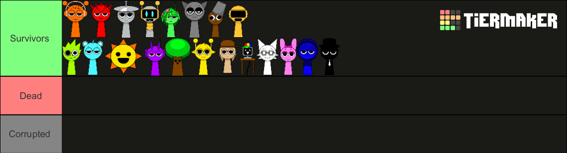 Sprunki Normal Tier List (Community Rankings) - TierMaker