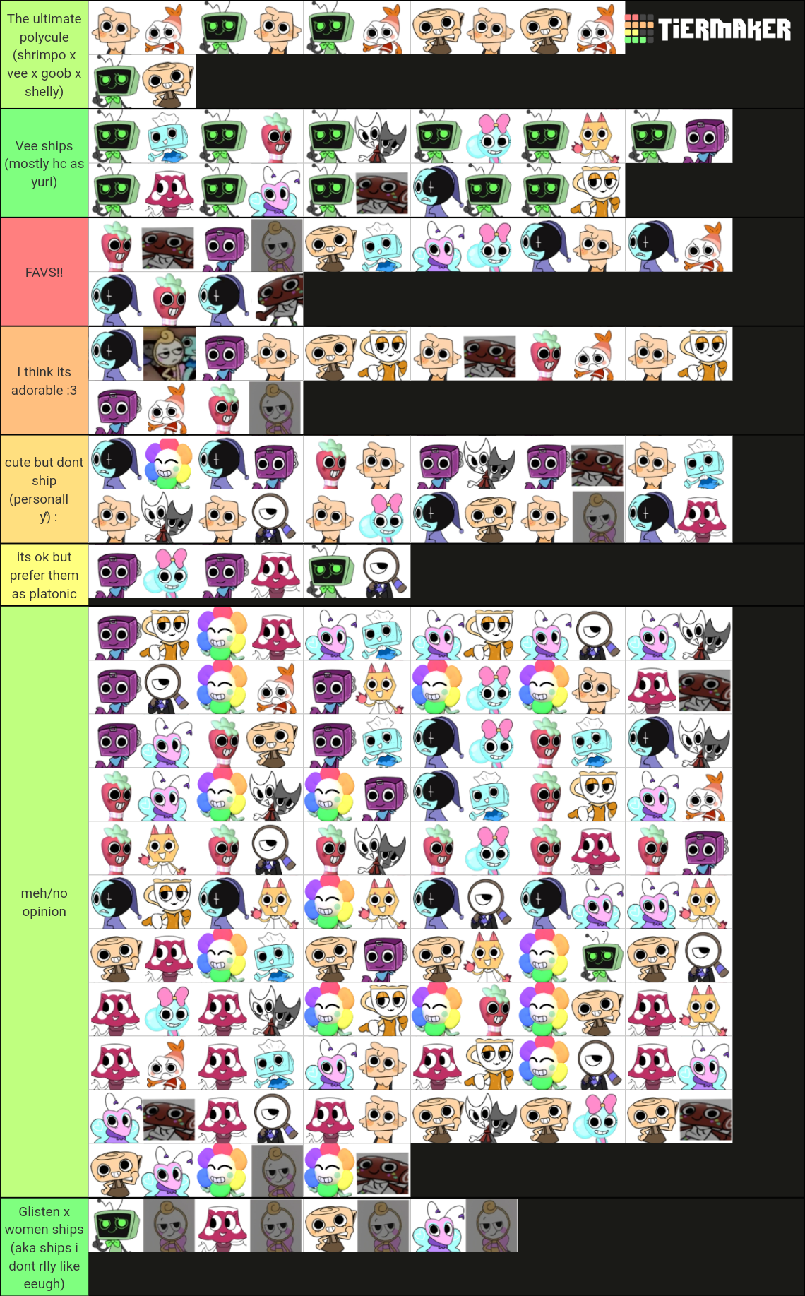 dandy's world ships Tier List (Community Rankings) - TierMaker