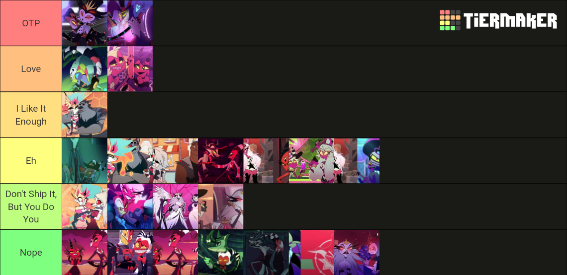 Helluva Boss Ships Ranking (REUPLOAD) Tier List (Community Rankings ...