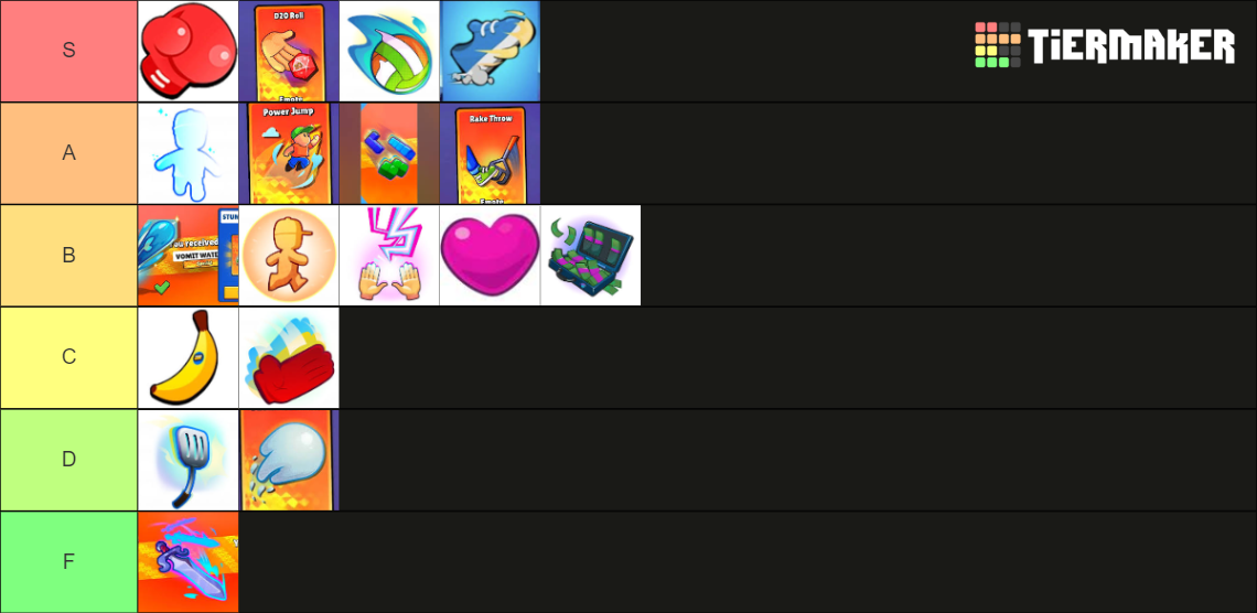stumble guys abilities Tier List (Community Rankings) - TierMaker