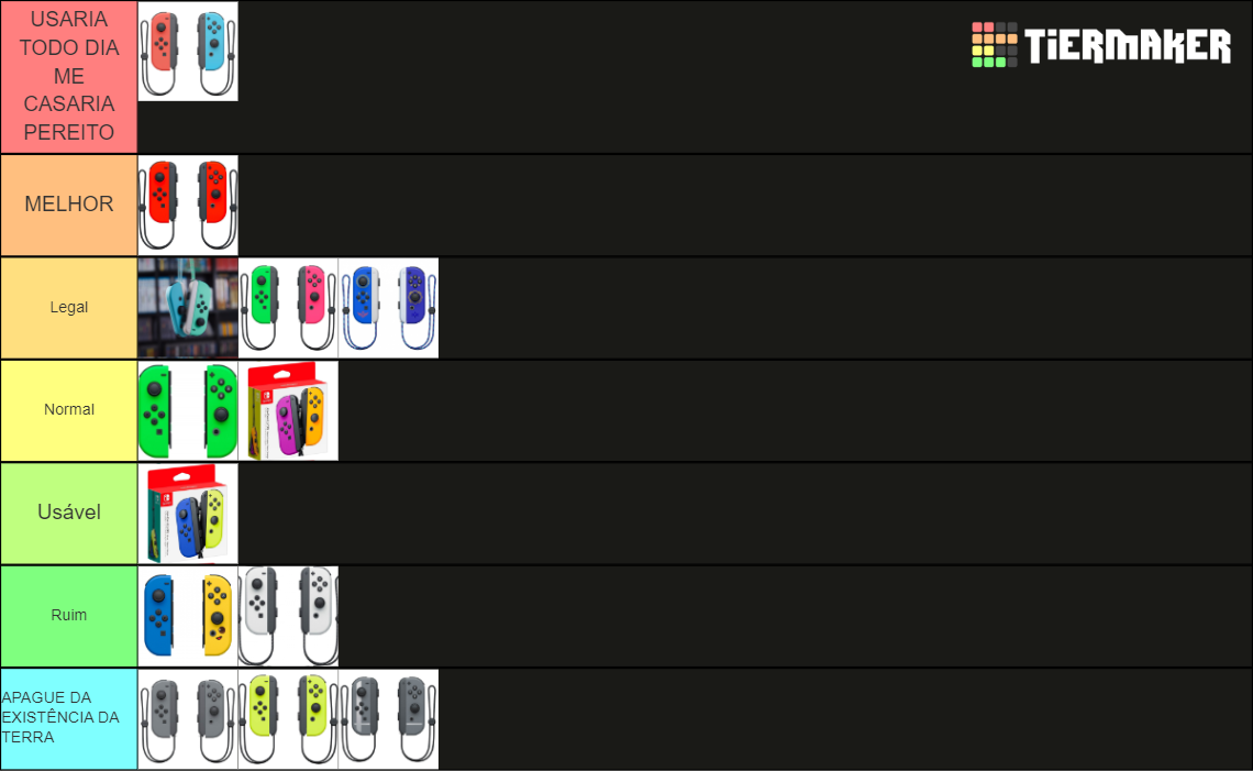 Joy Con Tier List (Community Rankings) - TierMaker