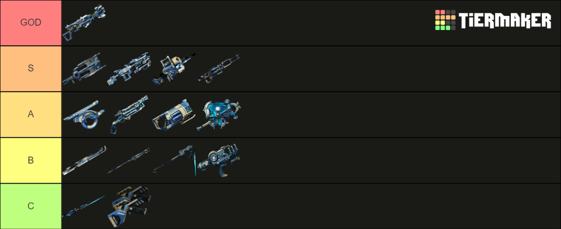 Kuva and Tenet Weapons Warframe (Jade Update) - eduiy16 Tier List ...