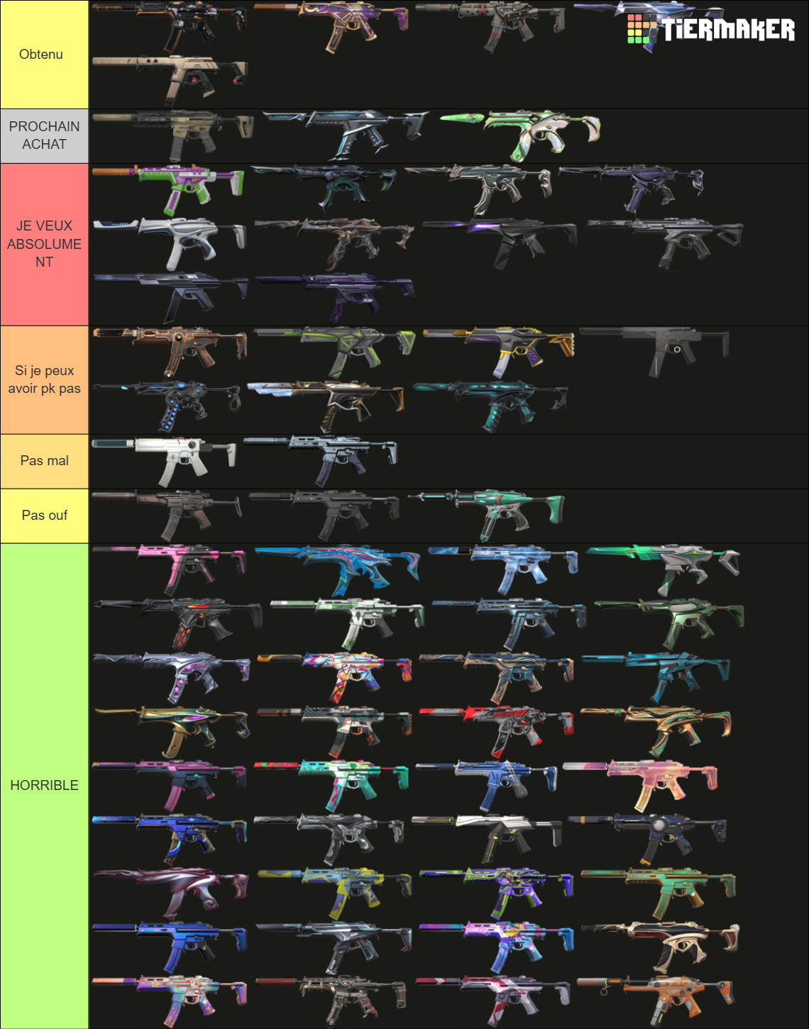 Valorant Spectre Skins (September 2025) Tier List (Community Rankings ...