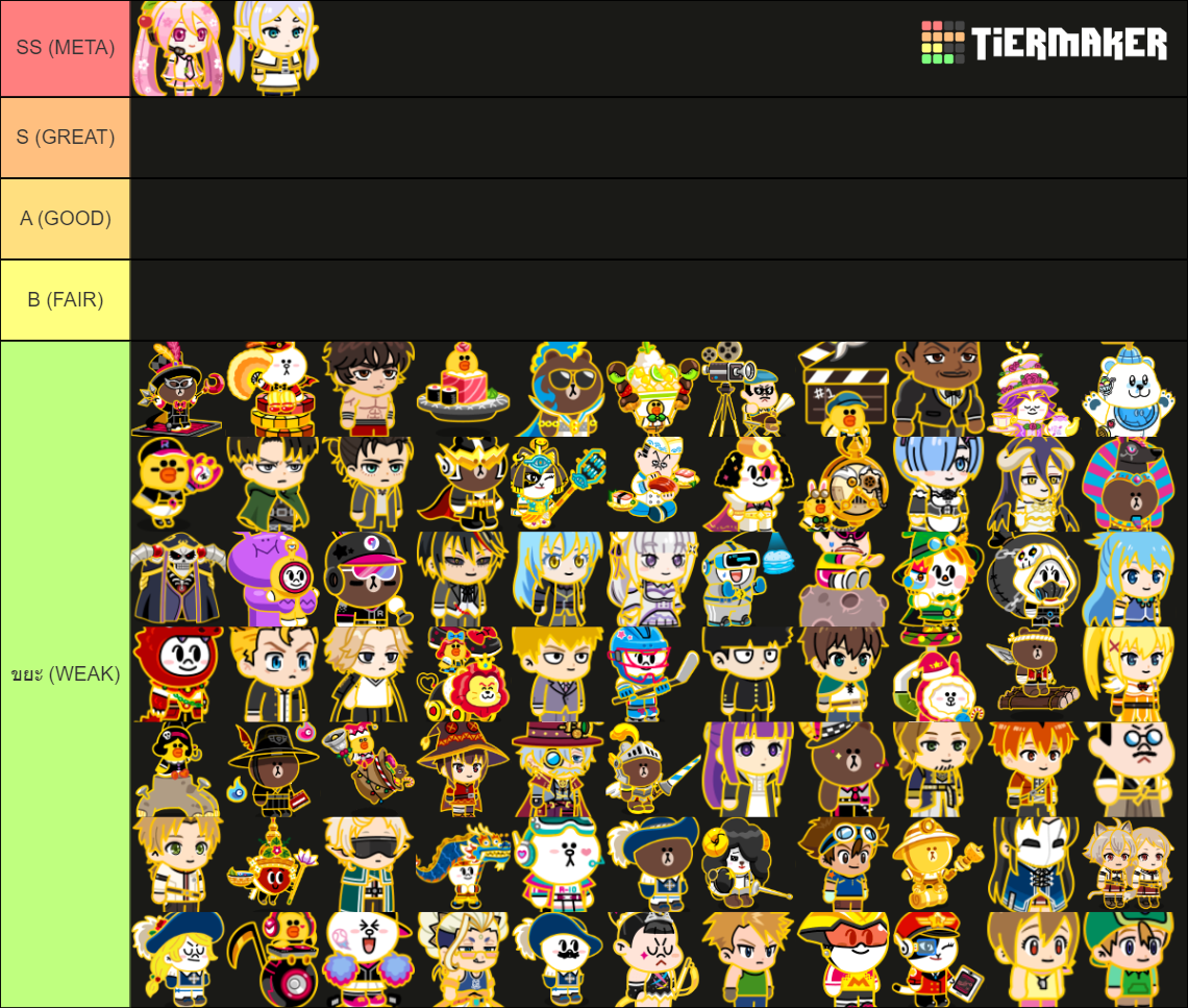 Upgrade 9 MAX Rangers 2024 | Line Rangers Tier List (Community Rankings ...