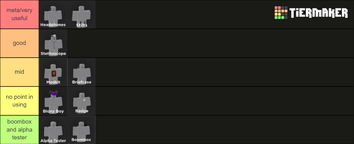 Roblox Evade Skins Tier List (Community Rankings) - TierMaker