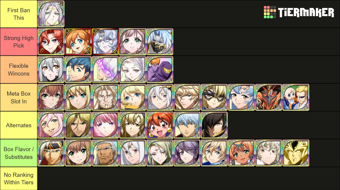 Langrisser Mobile unit ranking Tier List (Community Rankings) - TierMaker