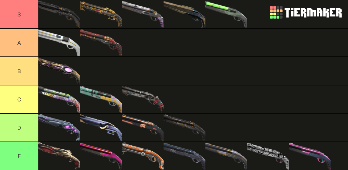 Valorant Shorty Skins (June 2023) Tier List (Community Rankings ...