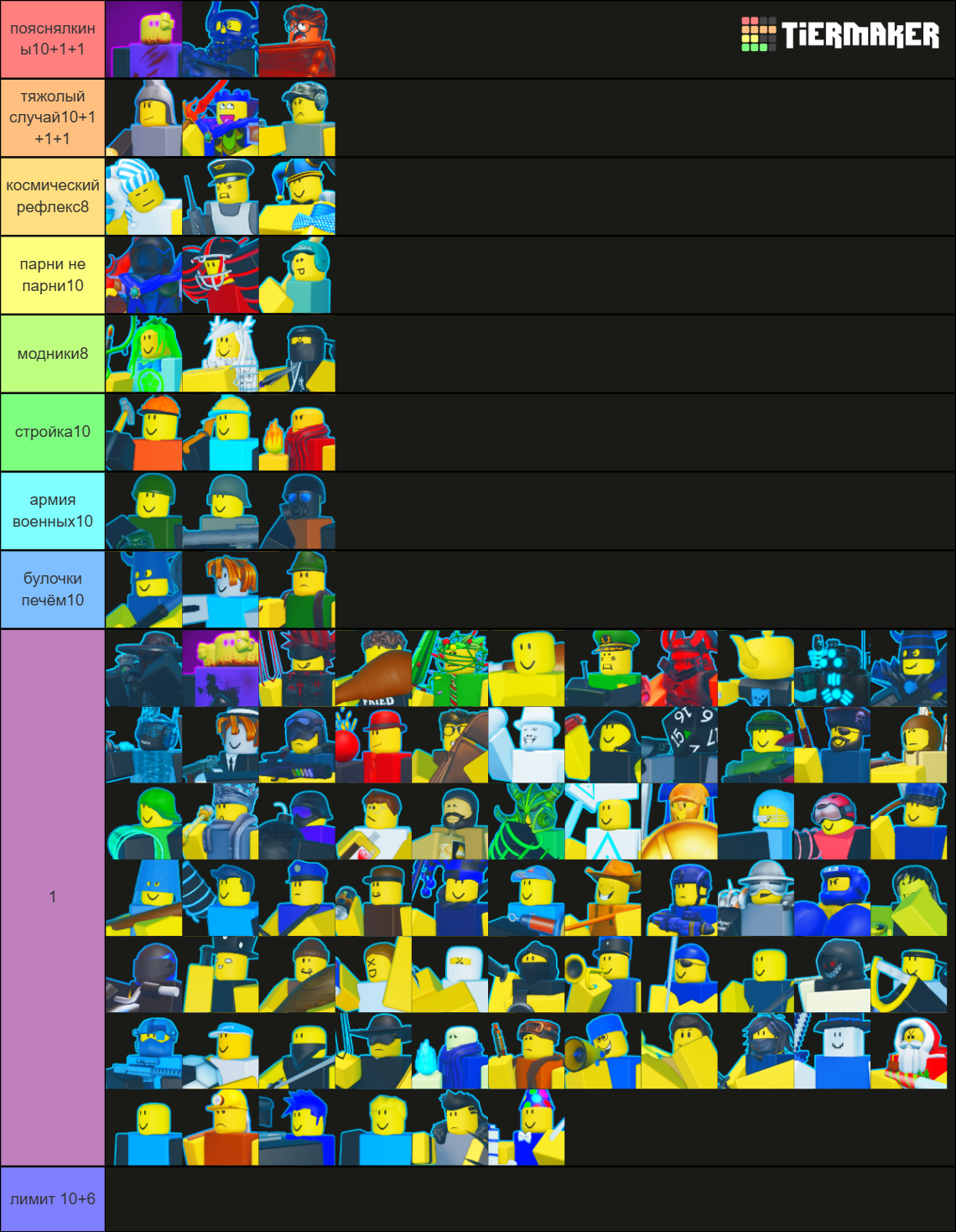 The Battle Bricks: Friendly Units [Royal Flush] Tier List (Community ...