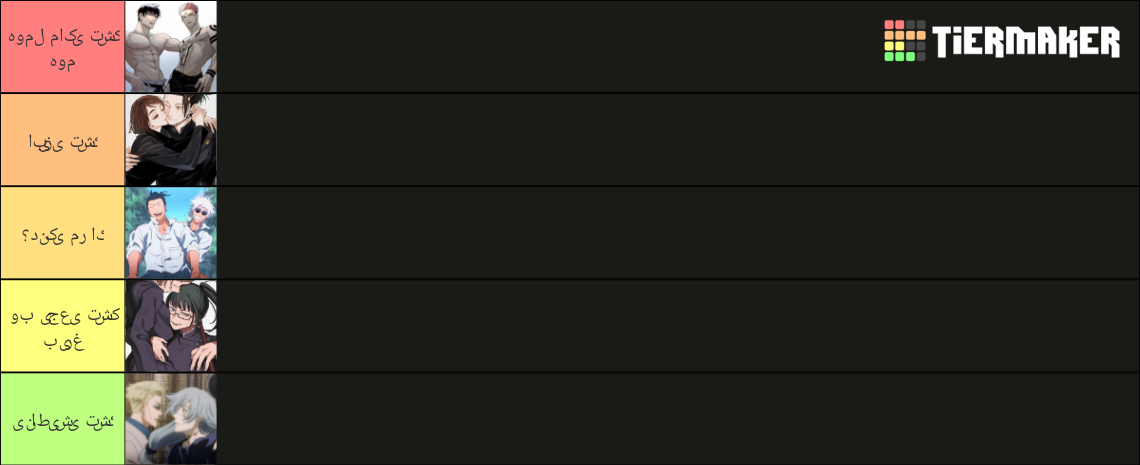 Jujutsu Kaisen Ship Tierlist (JJK) Tier List (Community Rankings ...