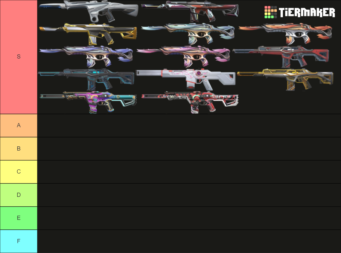 Valorant Phantom Skins (+ Variants) Tier List (Community Rankings ...